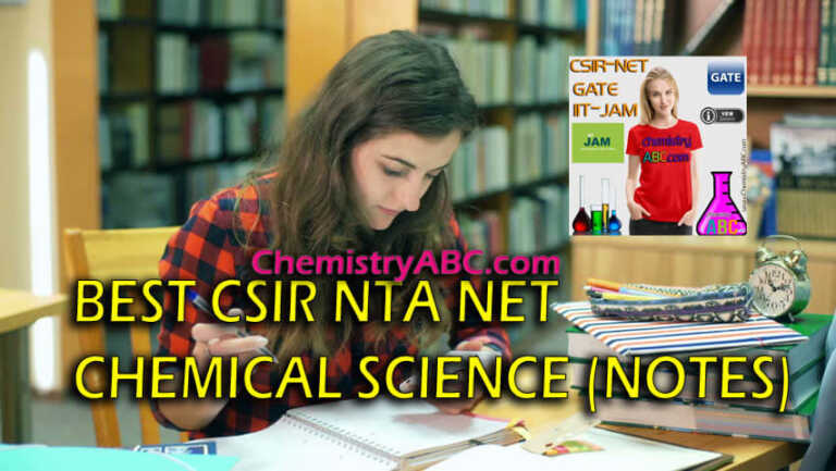 CSIR NET Chemical Science detailed unit-wise syllabus | ChemistryABC.com